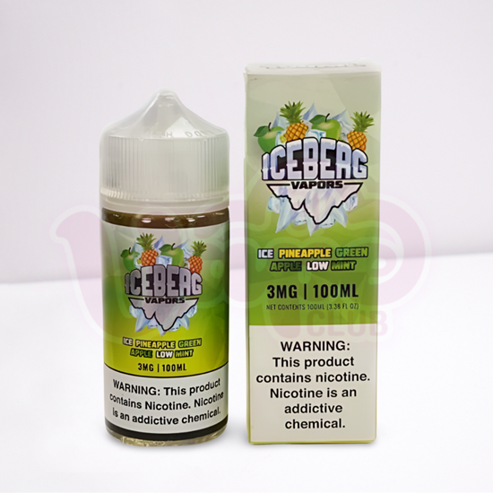 El Vape Club|ICE PINEAPPLE GREEN APPLE LOW MINT